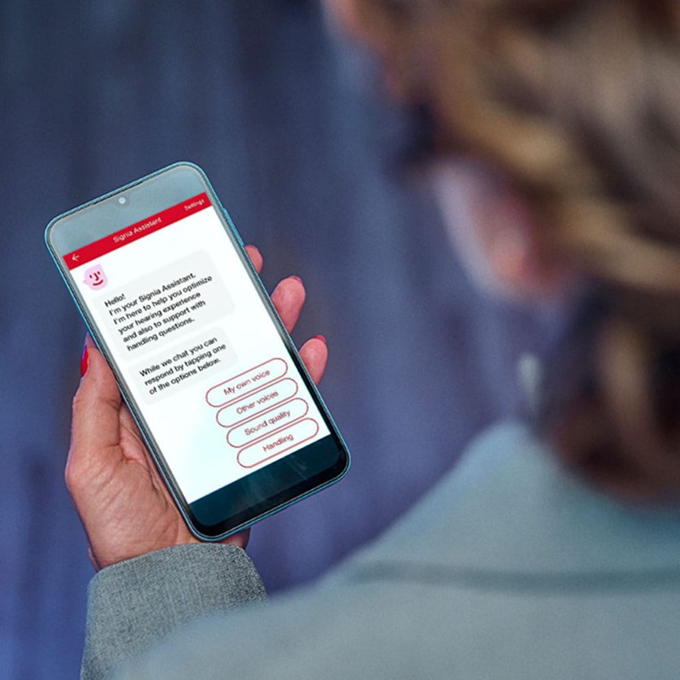 Signia Assistant - Artificial Intelligence (AI) in the Signia App