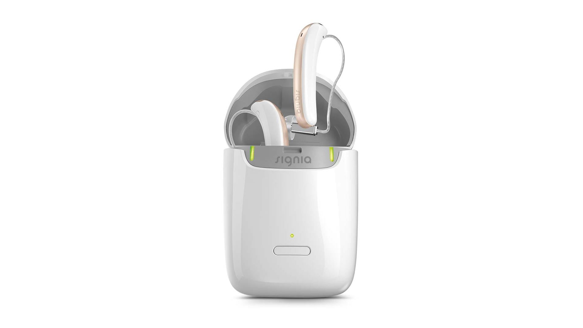 Styletto AX rechargeable hearing aids in award-winning design